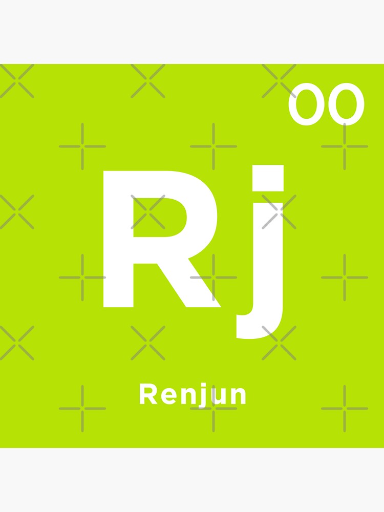 "RENJUN - Element Series" Sticker by CJdigitaldesign | Redbubble
