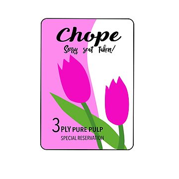 "SINGAPORE Chope - Tissue Pack " Sticker for Sale by berrng | Redbubble