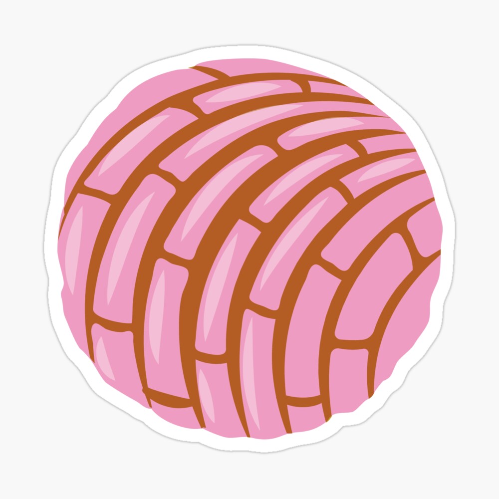 Concha Clipart Pink Concha Bread Mexican Concha Pan Dulce Mexican Food
