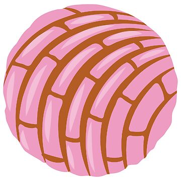 Pegatina for Sale con la obra «Pink Concha Mexican Pan Dulce» de ...