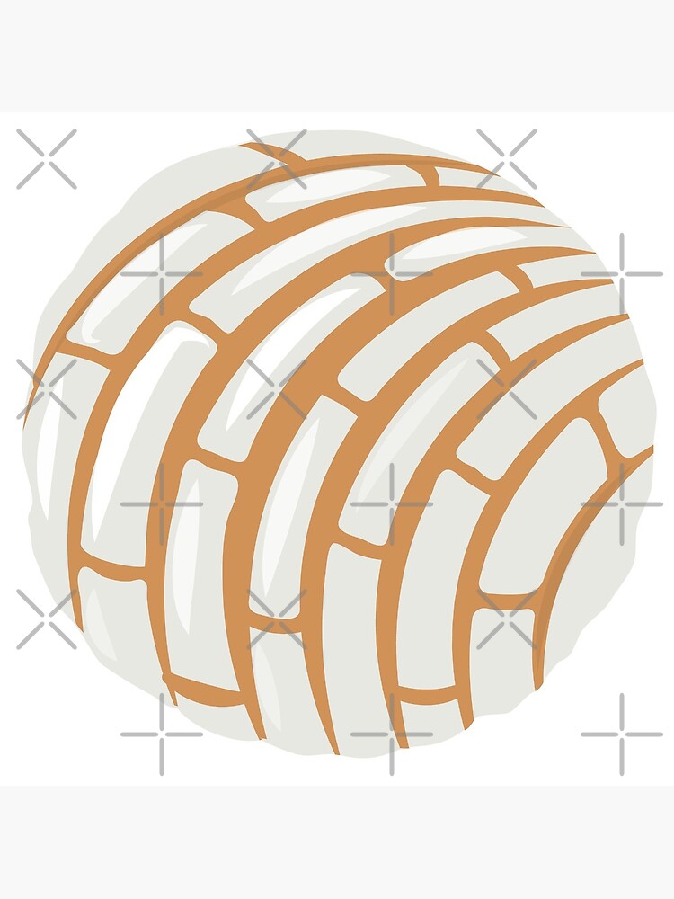 "White Concha Mexican Pan Dulce" Photographic Print for Sale by ...