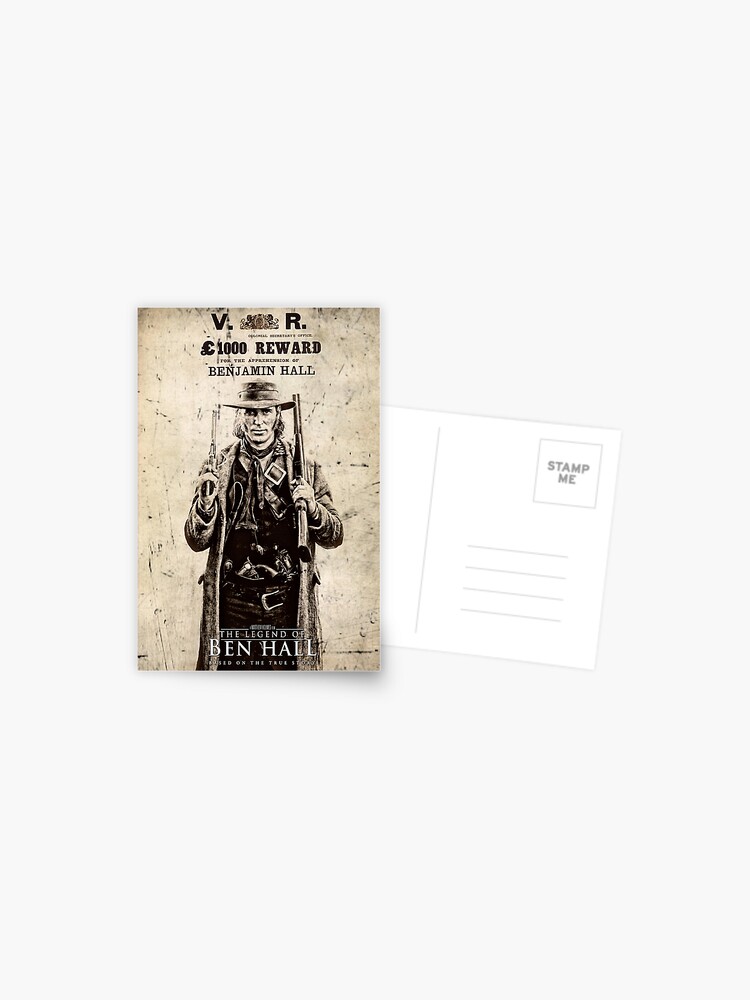 Postal for Sale con la obra «Cartel de la recompensa de Ben Hall - La ...