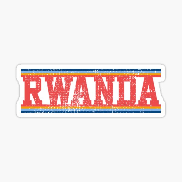 "Rwanda" Sticker for Sale by 4tomic | Redbubble