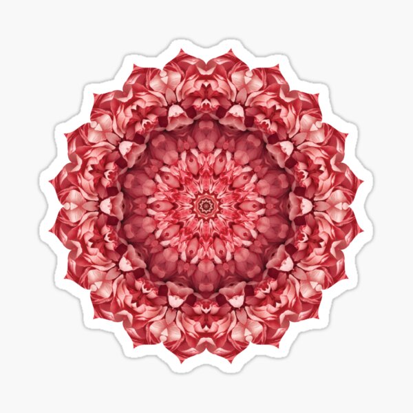 "Mandala 023" Sticker by donferguson | Redbubble