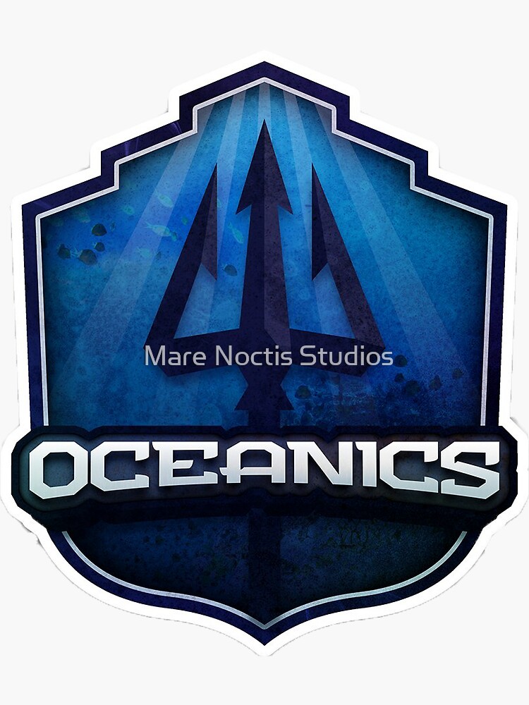 "Oceanics Team Logo" Sticker for Sale by EmilyKnight | Redbubble