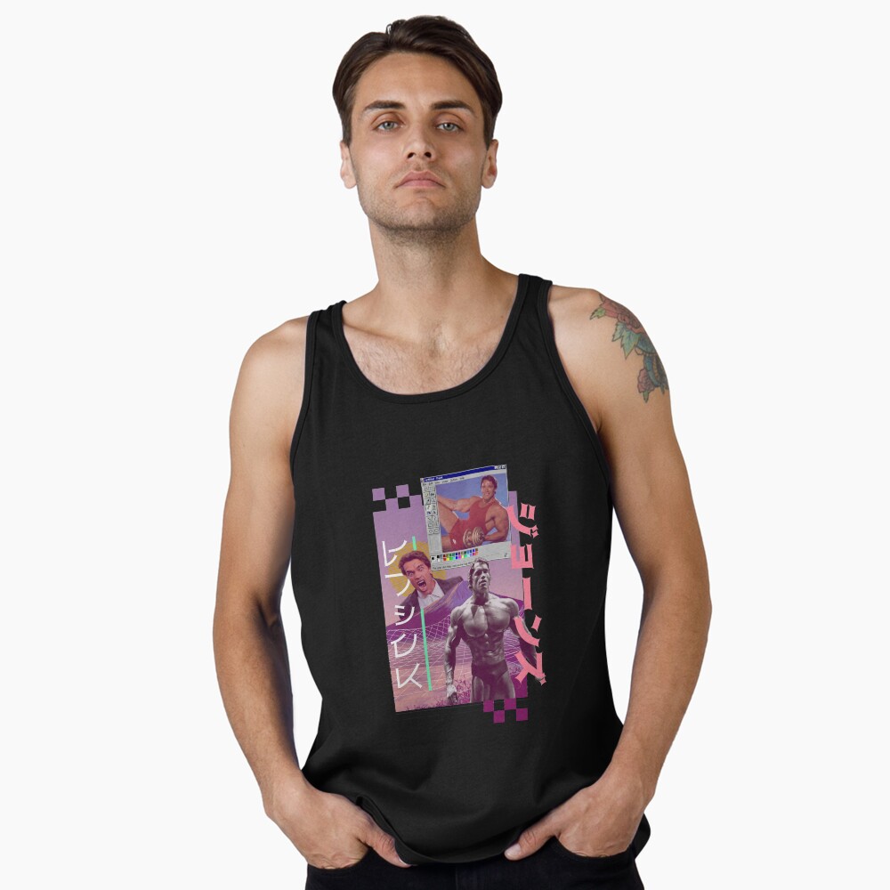"Arnold Schwarzenegger 80s Vaporware Meme Aesthetic Retro " Poster for ...