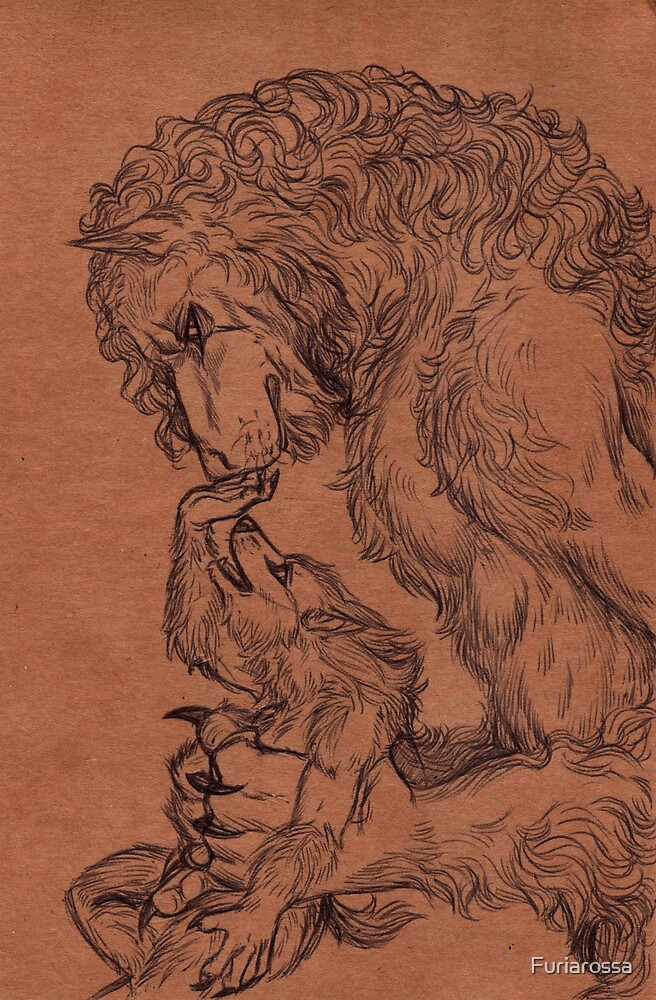 "Werewolf dad" by Furiarossa | Redbubble
