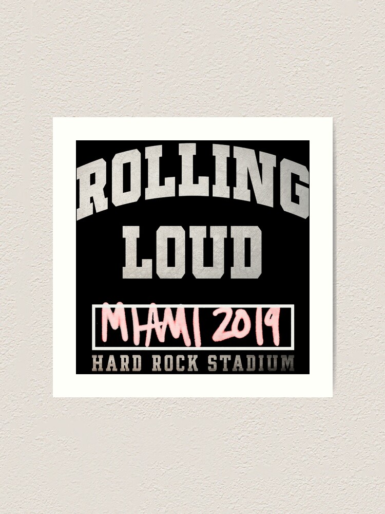 "Rolling Loud Miami" Art Print for Sale by JamesSRamirez | Redbubble