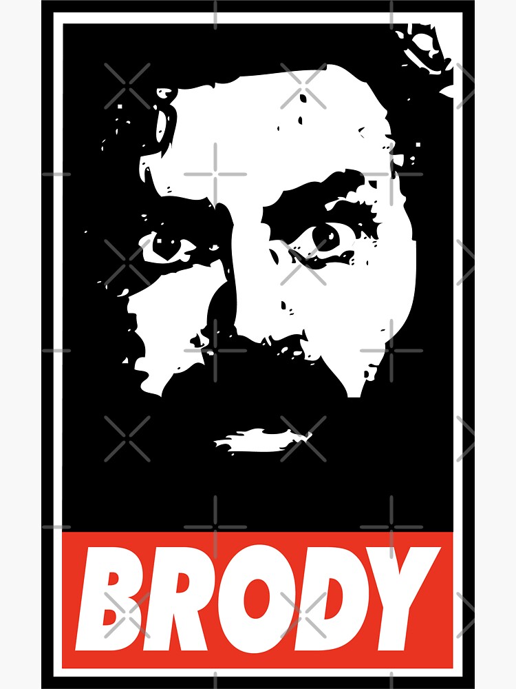 "BRODY" Sticker by DDTees | Redbubble
