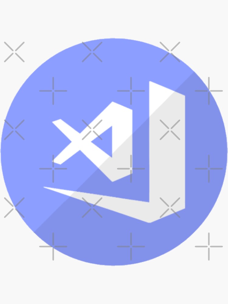 "VS Code Logo" Sticker for Sale by SafwaanH12 | Redbubble