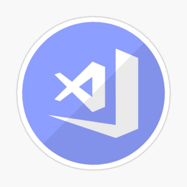 "VS Code Logo" Sticker for Sale by SafwaanH12 | Redbubble