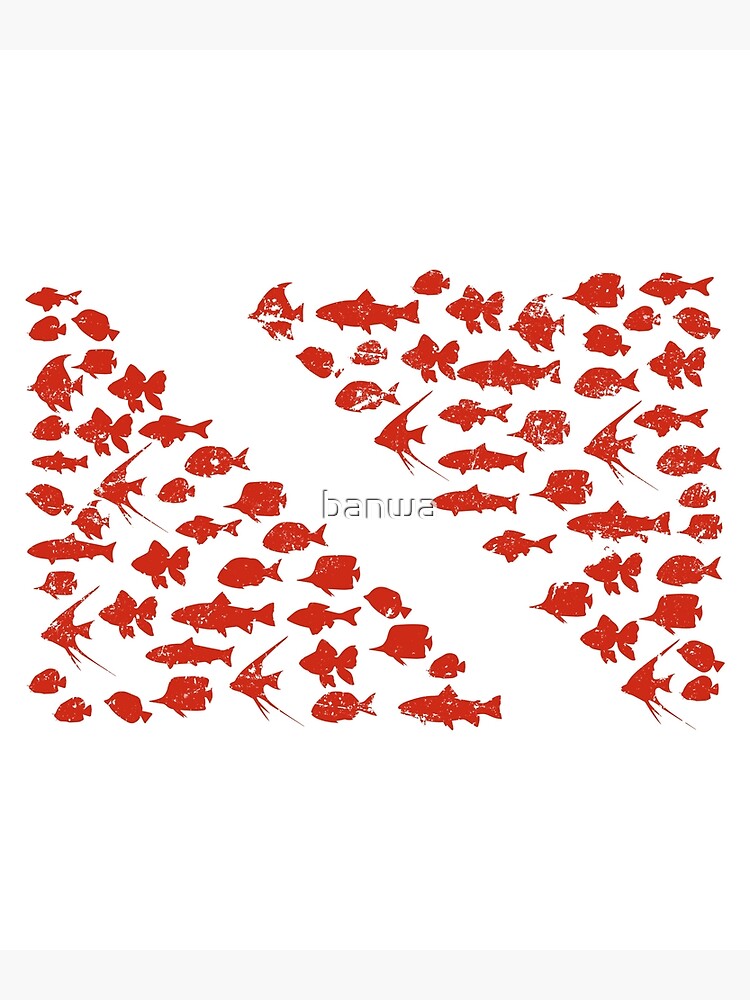 "Distressed Dive Flag Sea Life Scuba Diving graphic" Art Print by banwa ...