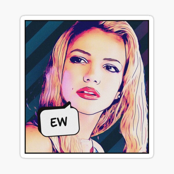 "Ew" Sticker by JasonLloyd | Redbubble