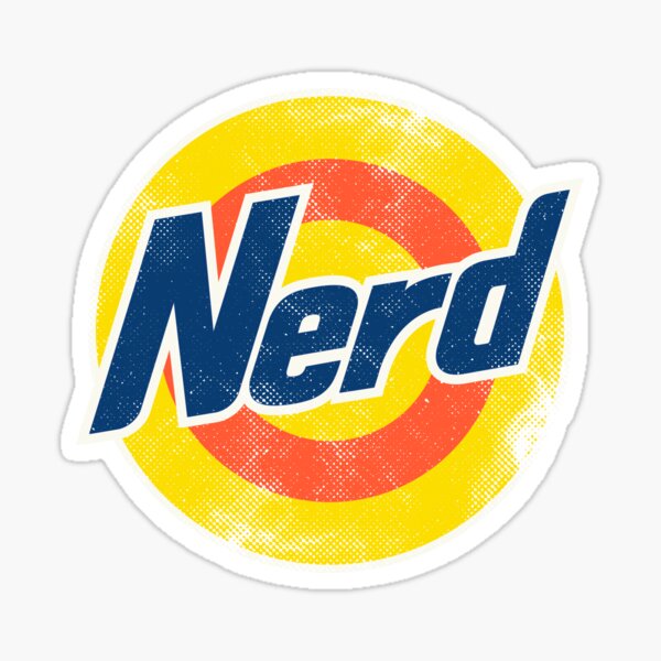 "Nerd" Sticker by yanmos | Redbubble