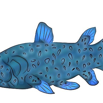 "Coelacanth" Sticker for Sale by shizuka1213 | Redbubble