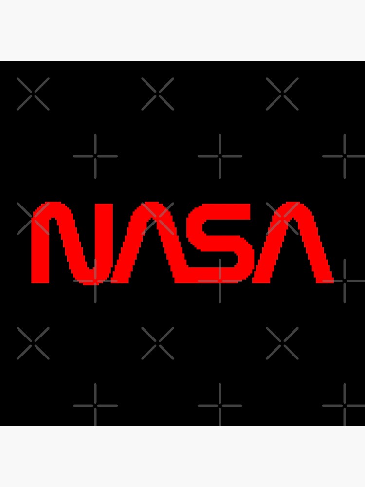 Nasa Worm Logo Black Background