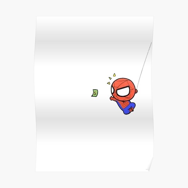 "Spider cash " Poster by Shaiene | Redbubble