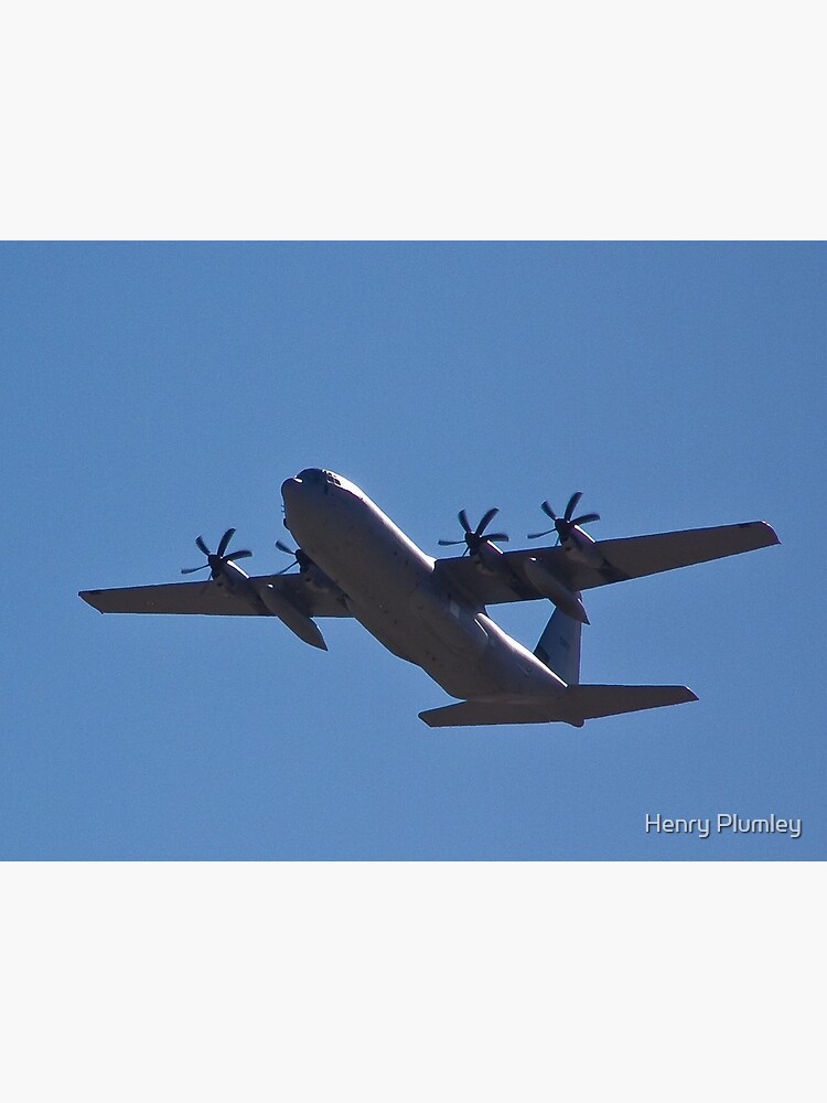 "C-130 Hercules in shadow" Art Print by Hankmann | Redbubble