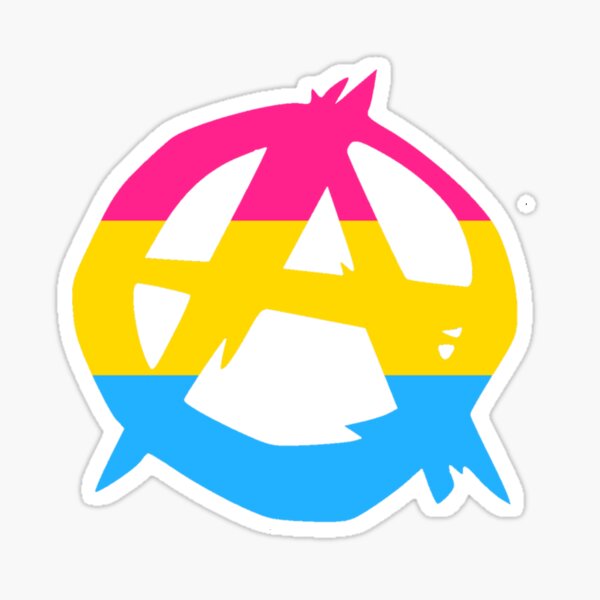 "Pan Anarchy" Sticker by Brujx | Redbubble