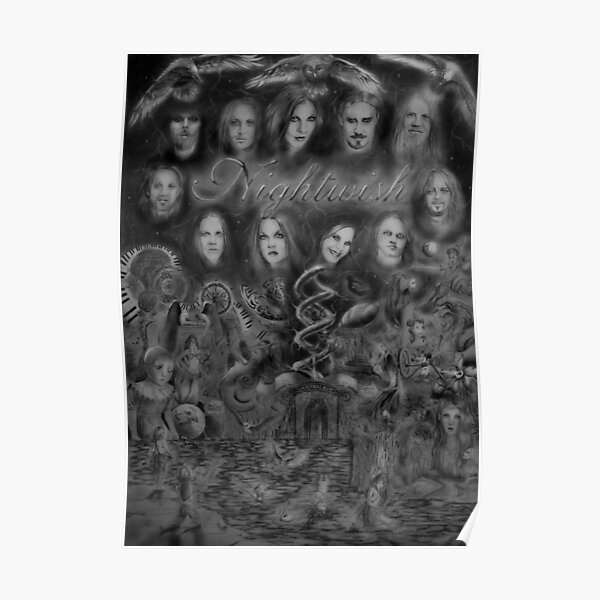 "20 years of Nightwish" Poster by LuftschlossArt | Redbubble