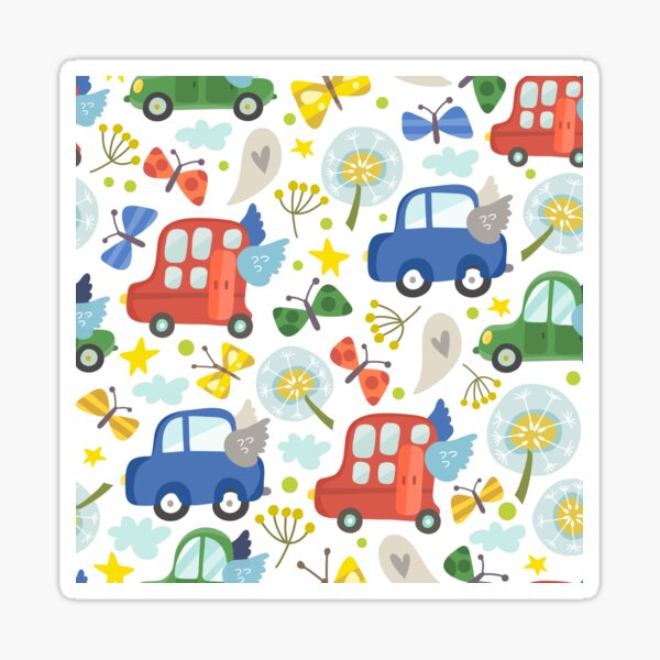 "Flying Cars" Sticker for Sale by PeppermintCreek | Redbubble