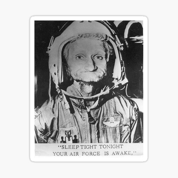 "Sleep Tight Tonight Your Air Force is Awake" Sticker for Sale by ...