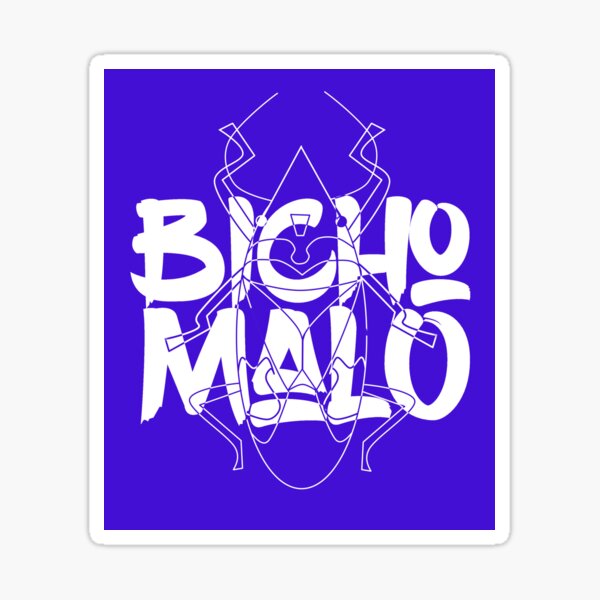 "Bicho Malo" Sticker for Sale by design-yuko | Redbubble