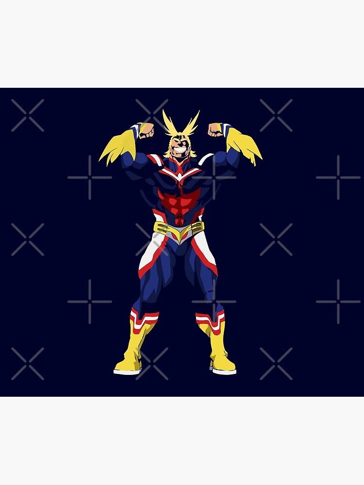 "All Might outline" Throw Blanket by KionaDesign | Redbubble