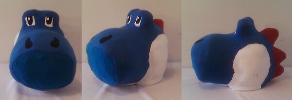 "blue yoshi head " by tukara | Redbubble