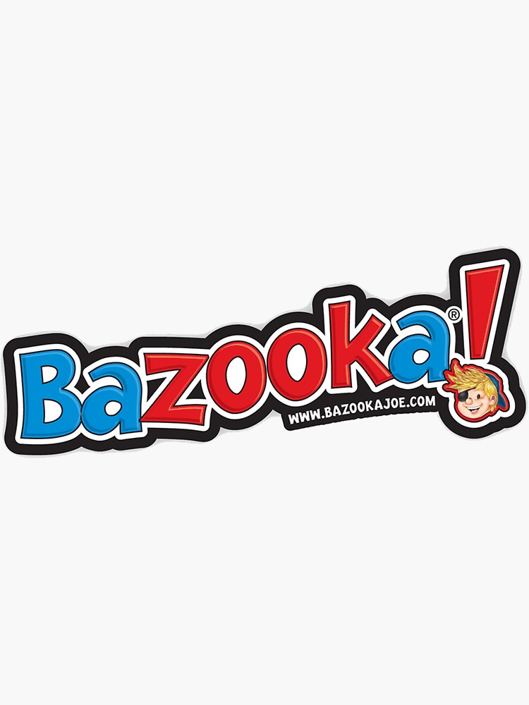 "Bazooka Bubble Gum" Sticker by monatan | Redbubble