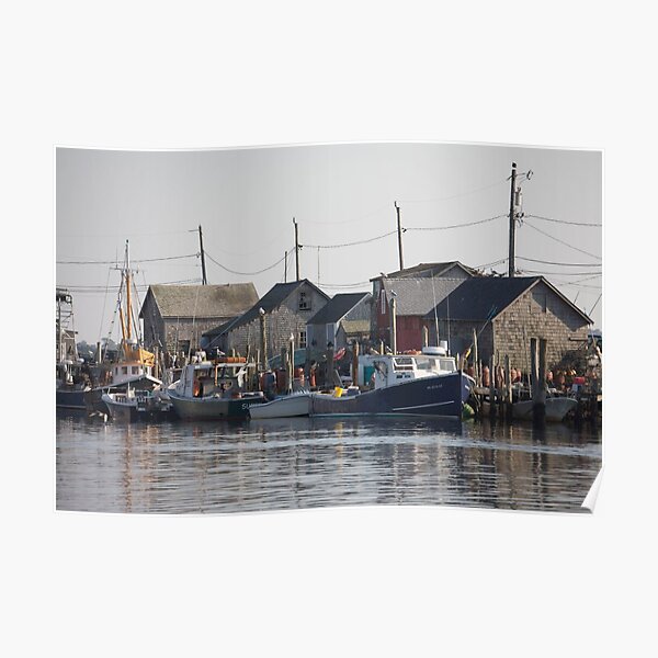 "Menemsha Port" Poster for Sale by pdecocco | Redbubble