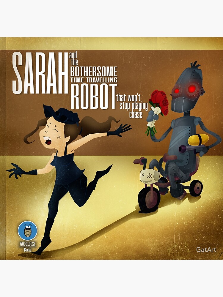Impression photo « Sarah et le robot ennuyeux », par GatArt | Redbubble