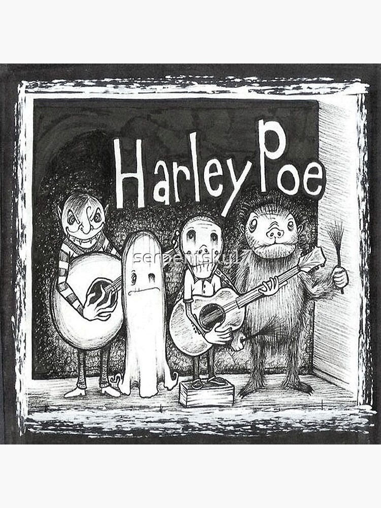 "Harley Poe Folk Punk" Art Print for Sale by serpentsky17 | Redbubble