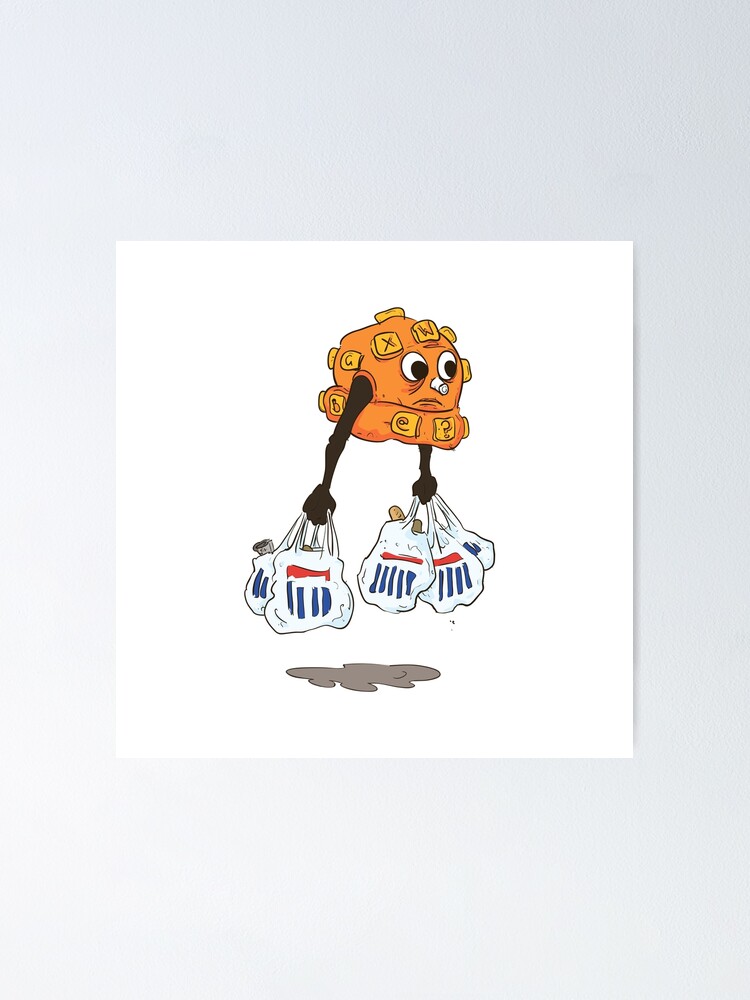 "Wordy" Poster for Sale by danpritchard | Redbubble