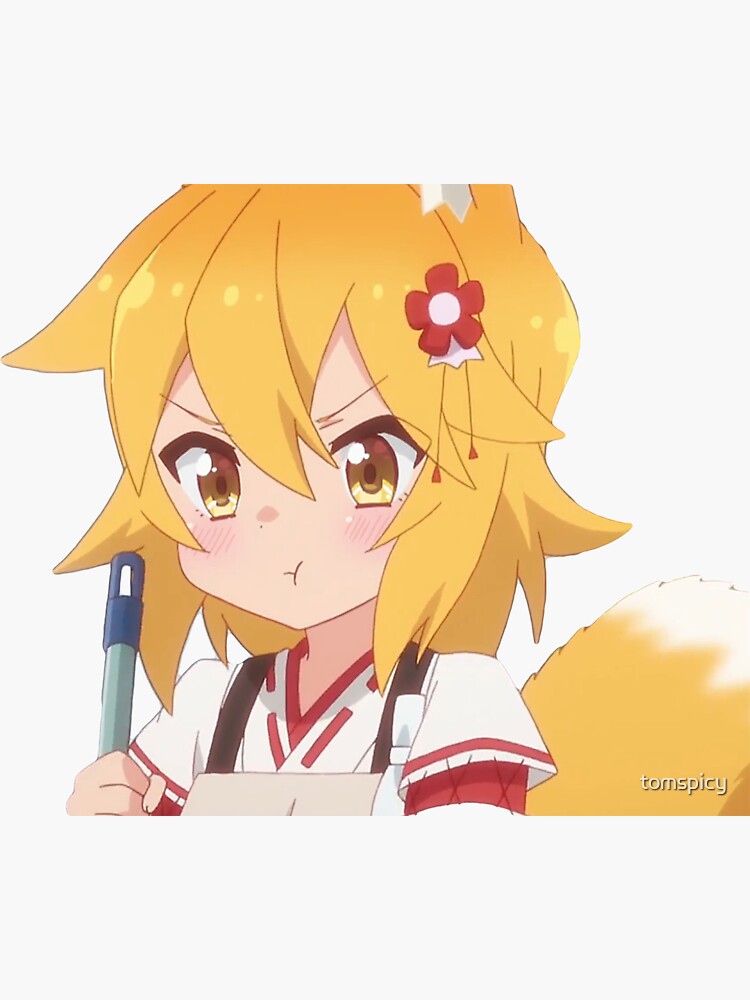 Senko San ~ Pout Sticker By Tomspicy Redbubble