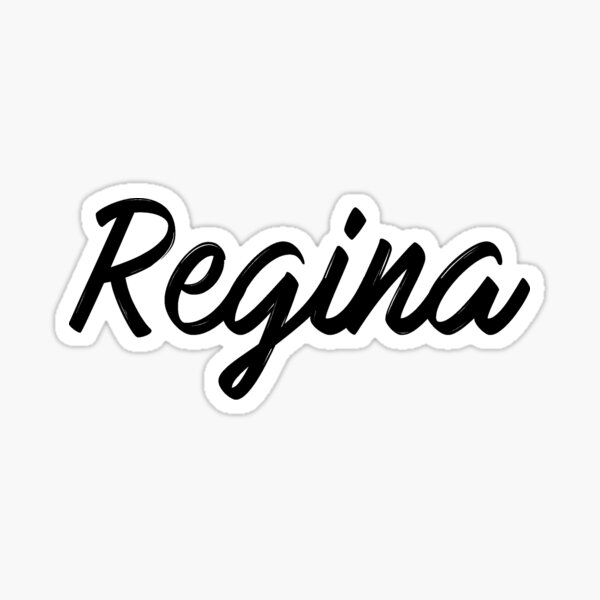 "Regina" Sticker for Sale by Shalomjoy | Redbubble