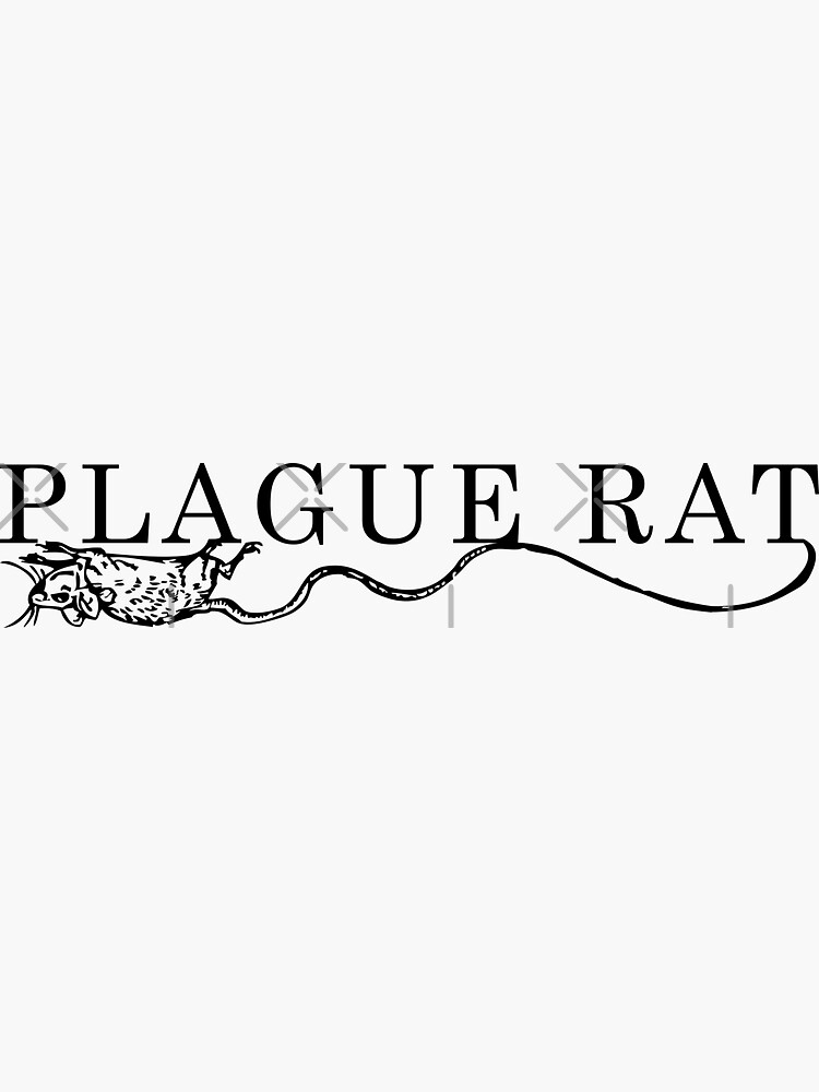 "Plague Rat" Sticker by Leksal | Redbubble