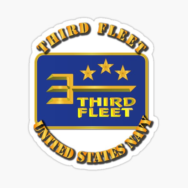 "Navy - Third Fleet" Sticker by twix123844 | Redbubble