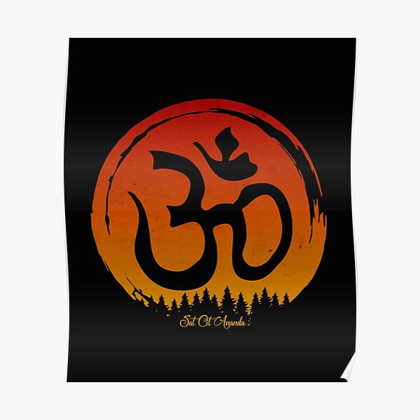 "Sat Chit Ananda Sign Meditation Satchidananda Written Sanskrit Yoga ...