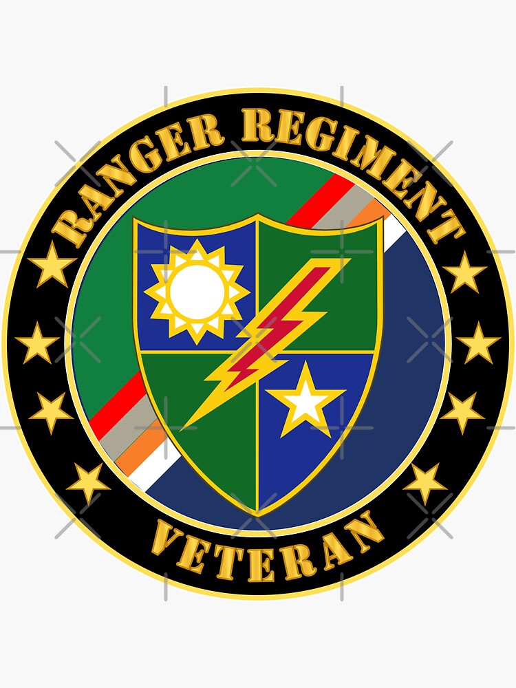 "Army - Ranger Regiment Veteran - DUI" Sticker for Sale by twix123844 ...