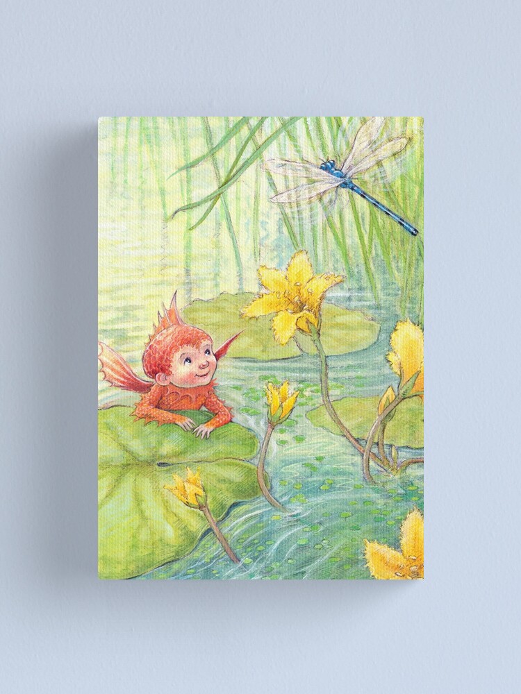"Nixie - cute water-pixie" Canvas Print for Sale by mydododied | Redbubble
