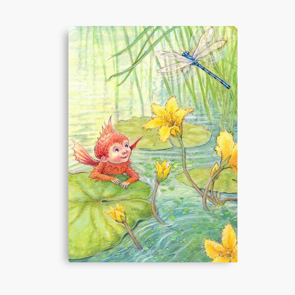 "Nixie - cute water-pixie" Canvas Print for Sale by mydododied | Redbubble