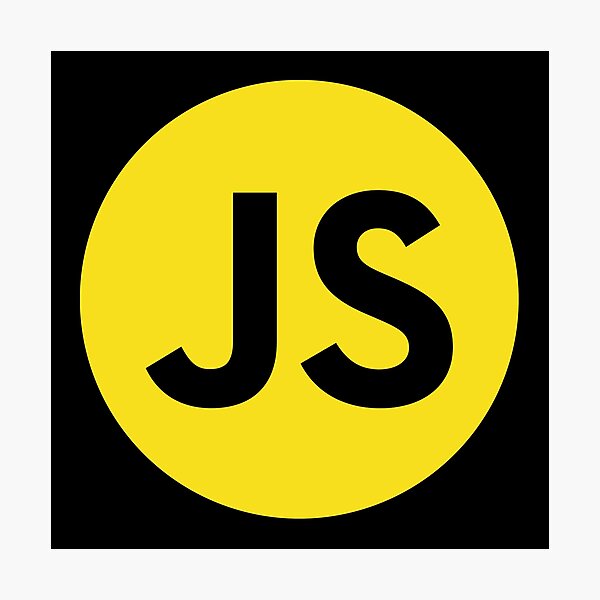 "JS Javascript circle logo popsocket" Photographic Print for Sale by ...