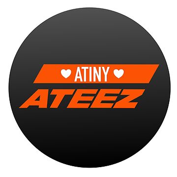 "ATEEZ Logo Atiny Fan Design " Poster for Sale by M3G4MERCH | Redbubble