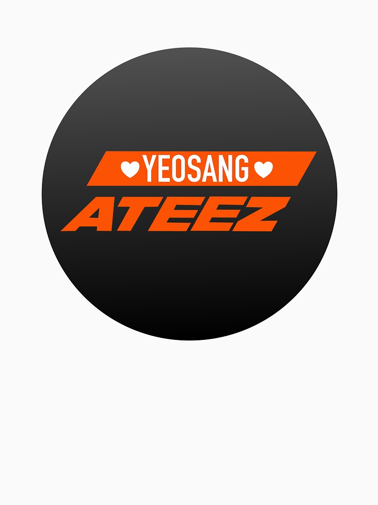 "ATEEZ Kang Yeosang Logo Atiny Fan Design " T-shirt for Sale by ...