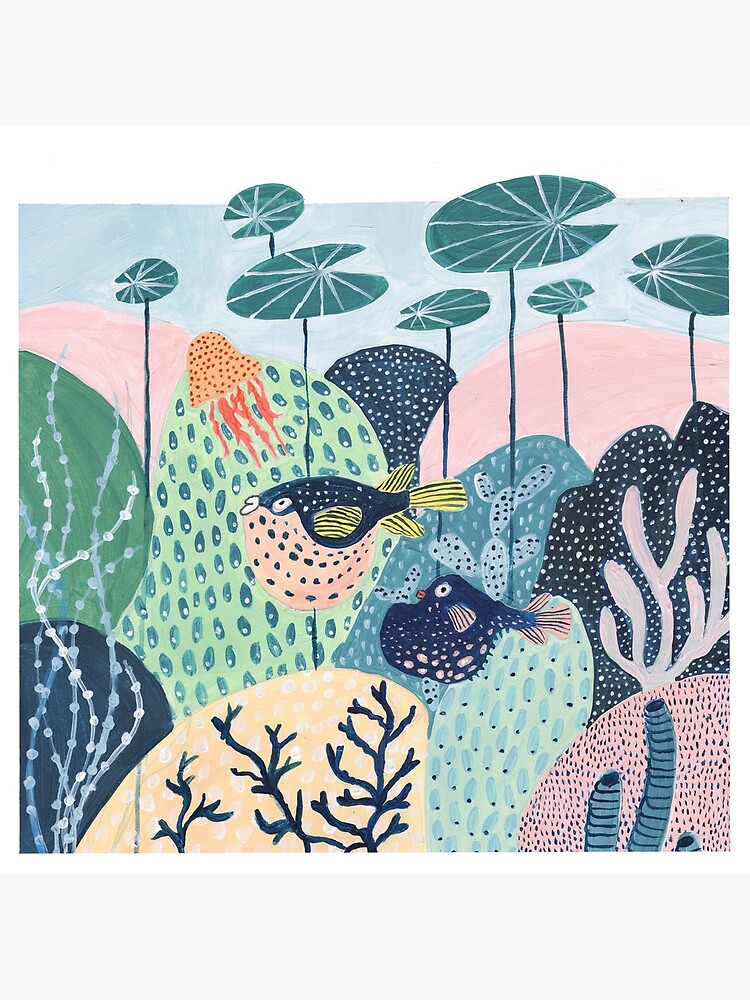 "Sea Life Puffer fish" Poster by amberstextiles | Redbubble