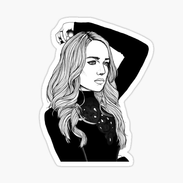 "Caity Lotz" Sticker for Sale by CharmingIce | Redbubble