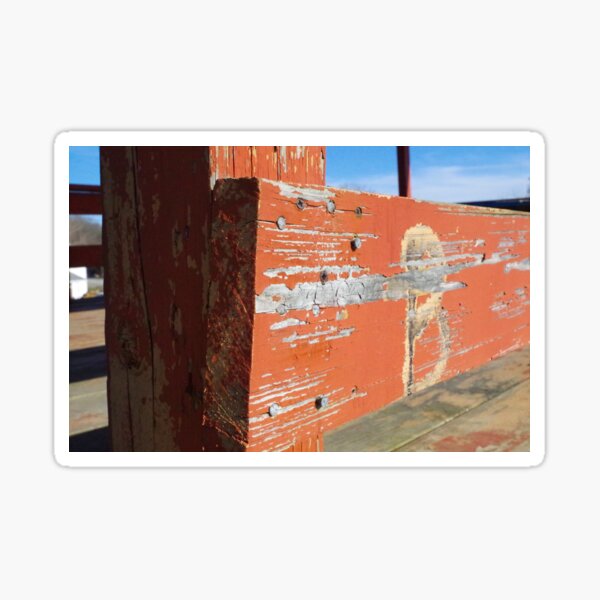 "Weathered Wood B" Sticker by Shanestillz | Redbubble