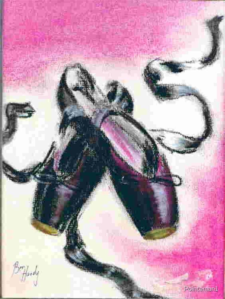 "Black Satin Pointe Shoes" by Pointeman1 | Redbubble