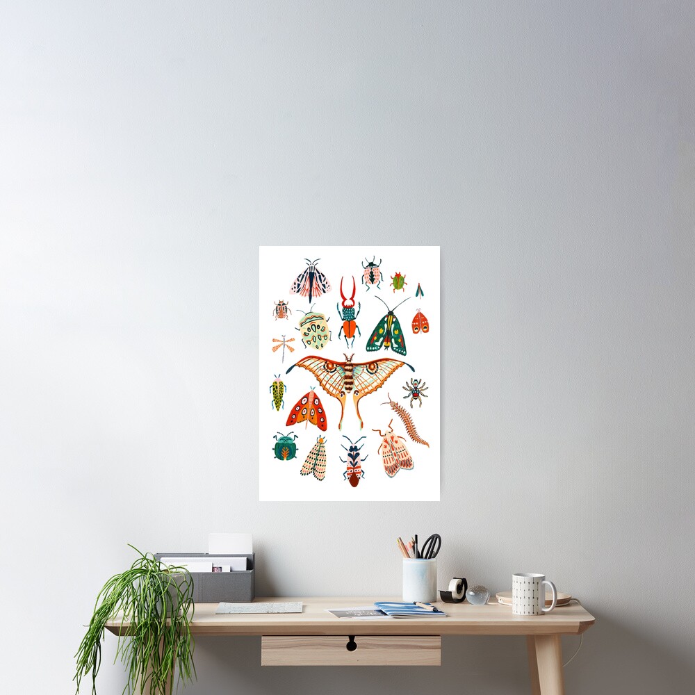 "Bugs of the World" Poster for Sale by amberstextiles | Redbubble